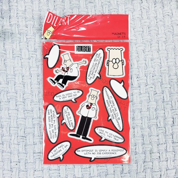 Dilbert | Office | Dilbert Comic Strip Magnets New Mix N Match 32 ...